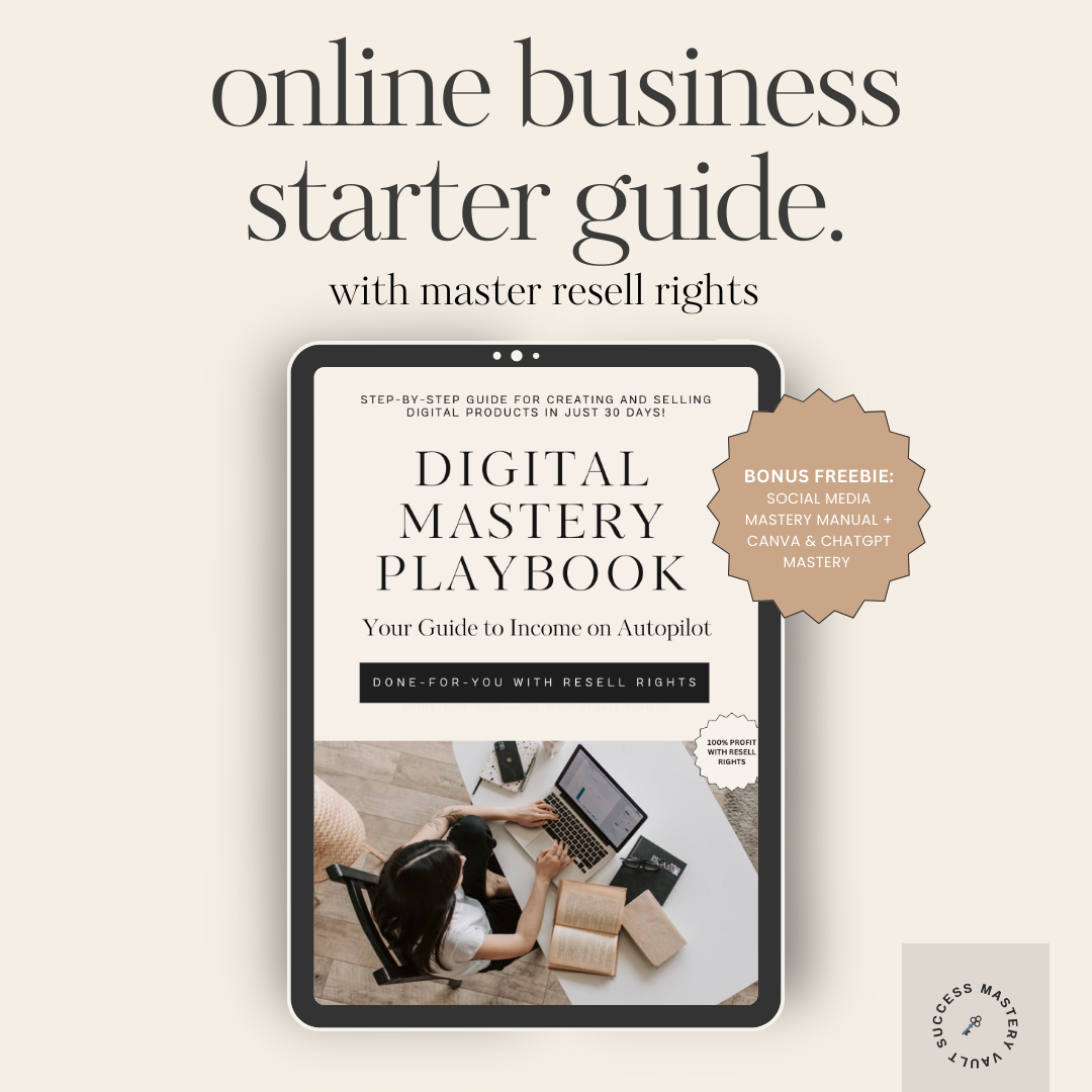 Digital Mastery Playbook: Your Guide to Income on Autopilot – Success ...